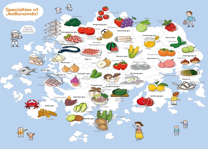 Food Map – Jeollanamdo Europe Office